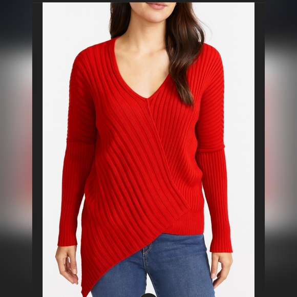 Lafayette 148 New York | Sweaters | Lafayette 48 Ribbed Asymmetrical ...